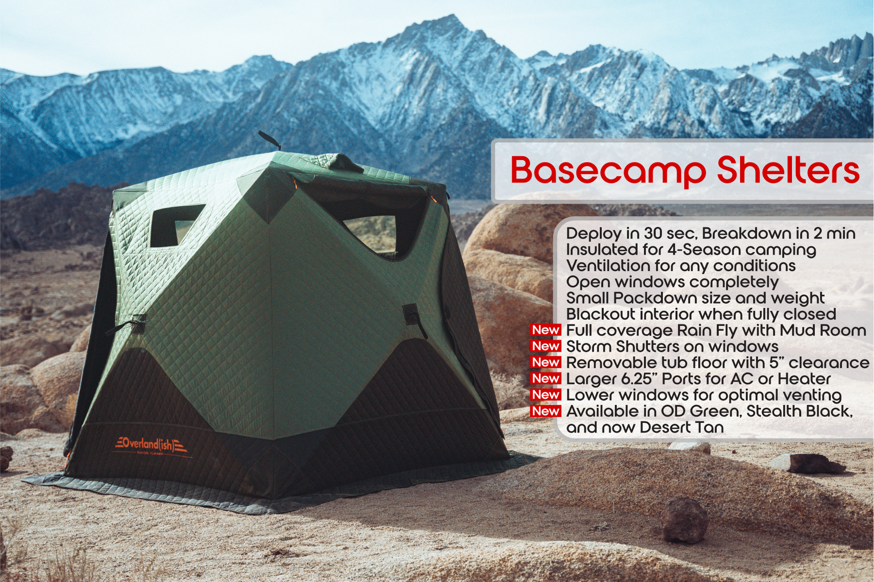 Basecamp Shelters - Overland(ish)